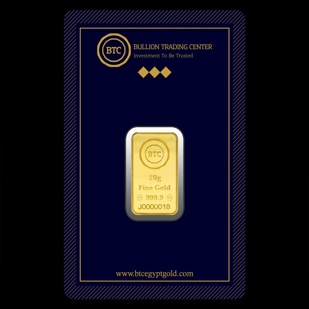 Buy BTC 20 Grams Gold Bar 999.9 Purity at Lowest Price in Kuwait