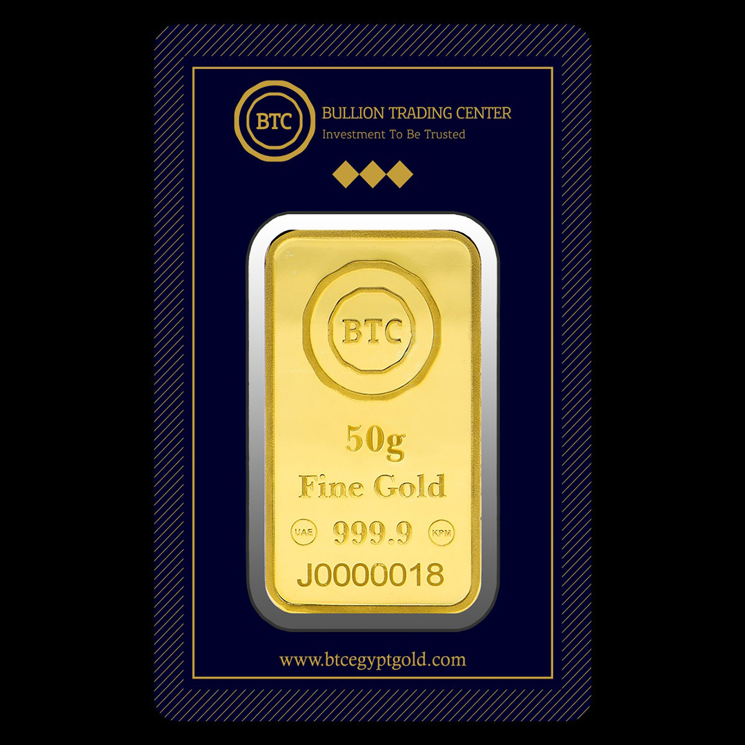 Buy BTC 50 Grams Gold Bar 999.9 Purity at Lowest Price in Kuwait